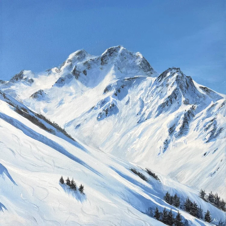 Alice Luetchford - Ski racer and mountain painter