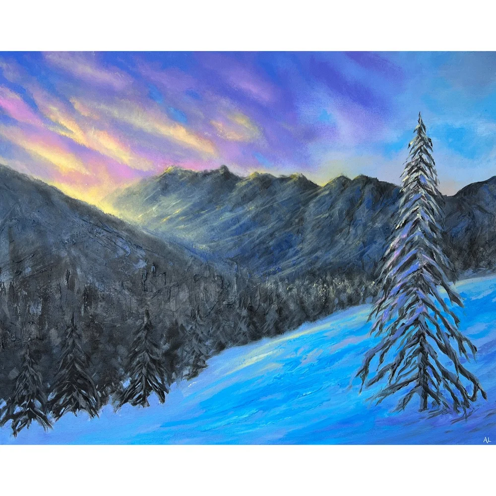 Mountain Solace Collection — Available Oil Paintings by Alice ...
