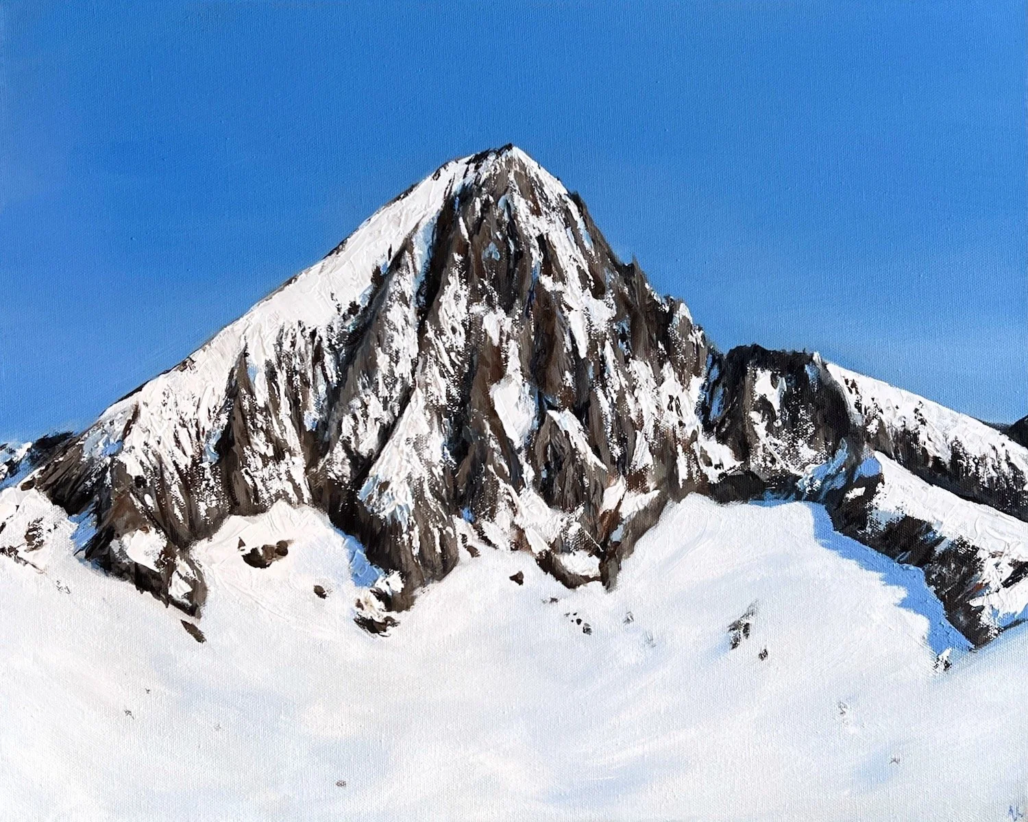 Alice Luetchford - Ski racer and mountain painter