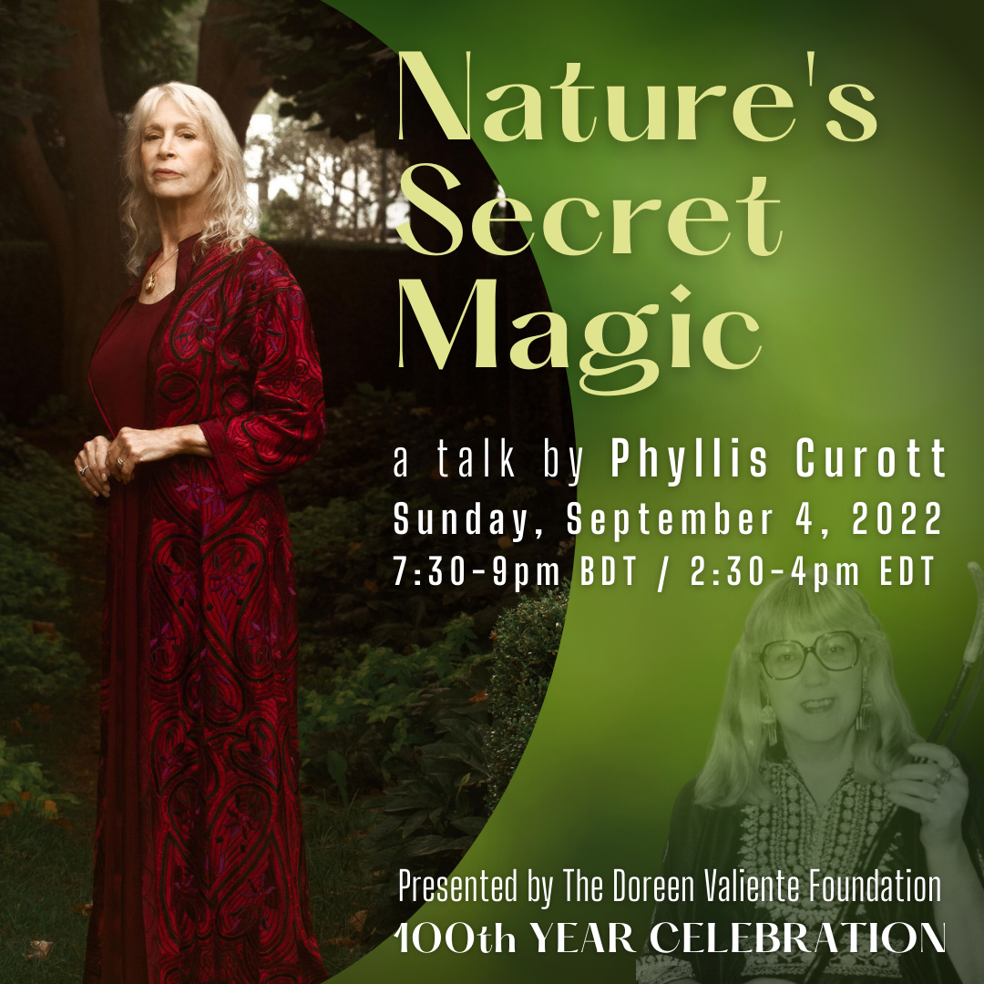 Doreen Valiente 100th Year Celebration: Nature's Secret Magic with ...