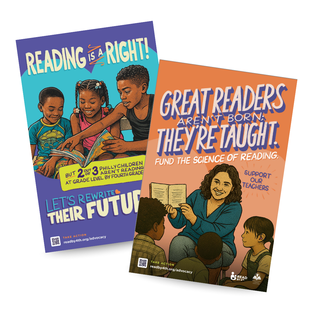 Free posters to advocate for Philly's young readers — Read by 4th