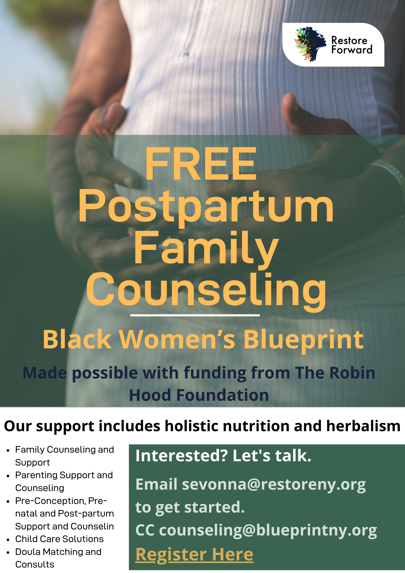 Free Postpartum Support and Mental Health — The Bronx Health Link
