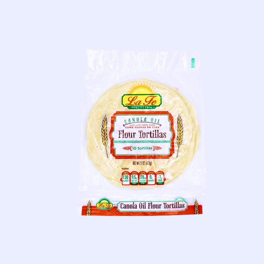 Burrito Size Flour Tortillas — La Fe Tortilleria
