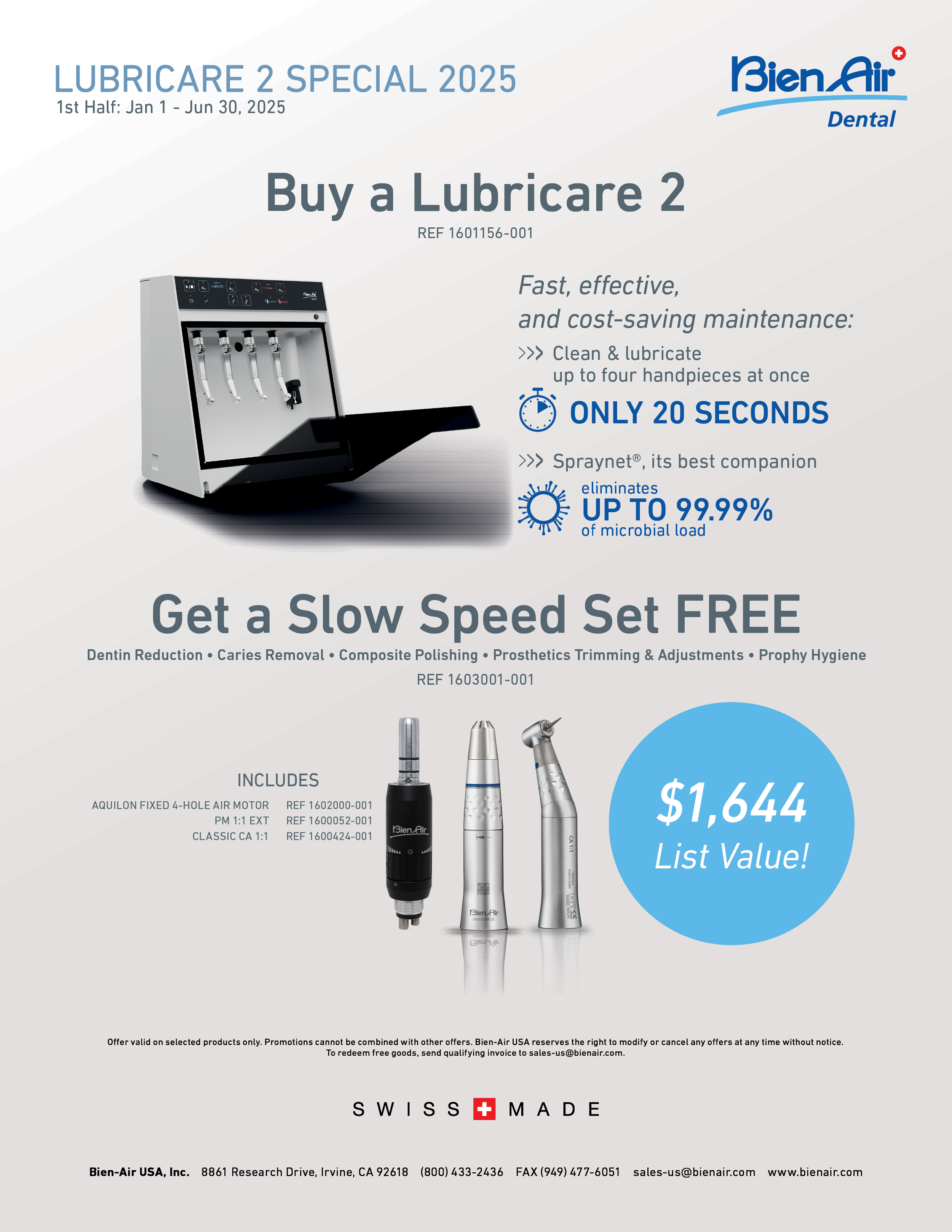 2025 Promos — Bien-Air USA | An Education in Electrics