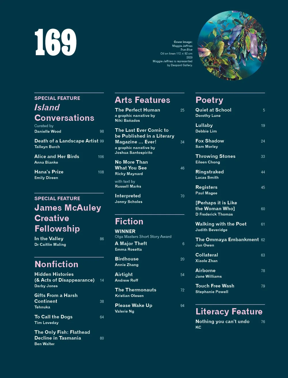 Current Issue | Australian Literary and Arts Magazine | ISLAND