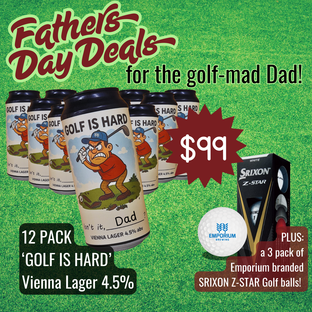 Golf is hard, Vienna Lager — Emporium Brewing