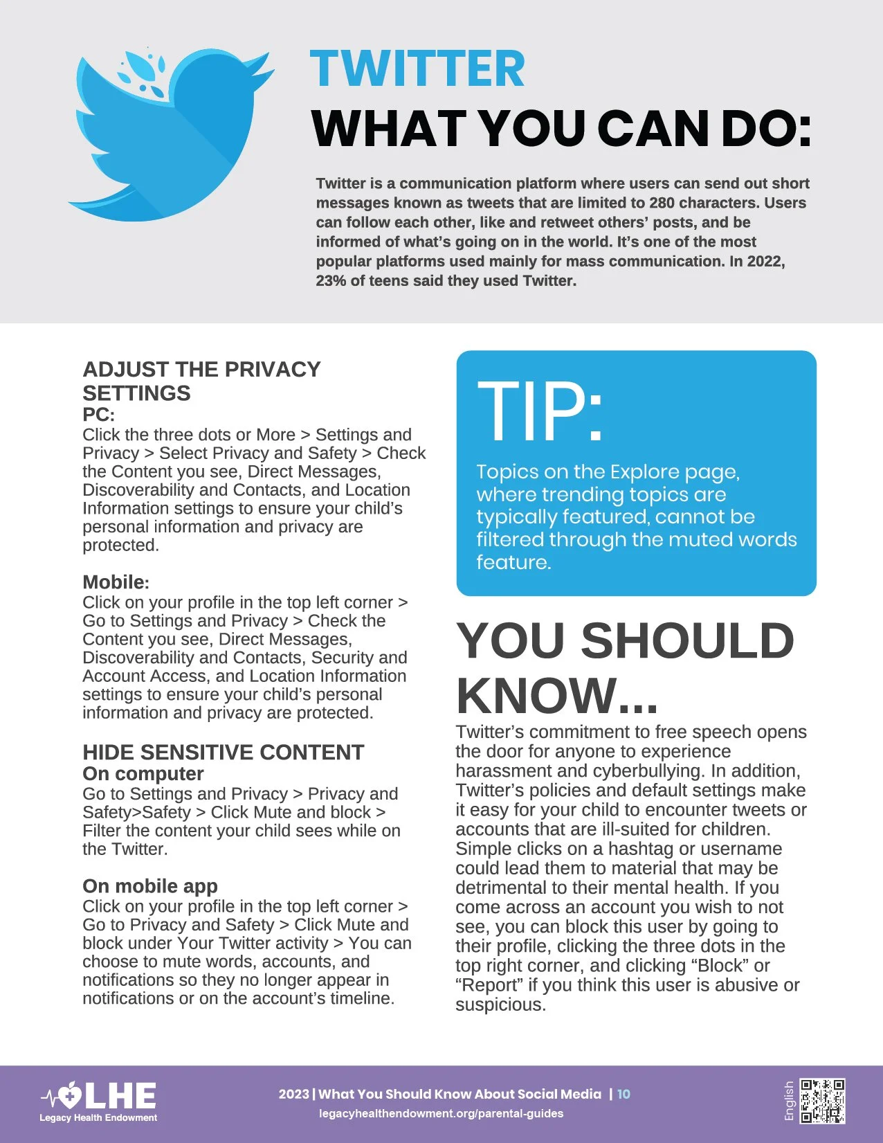 Parental Guides — Legacy Health Endowment