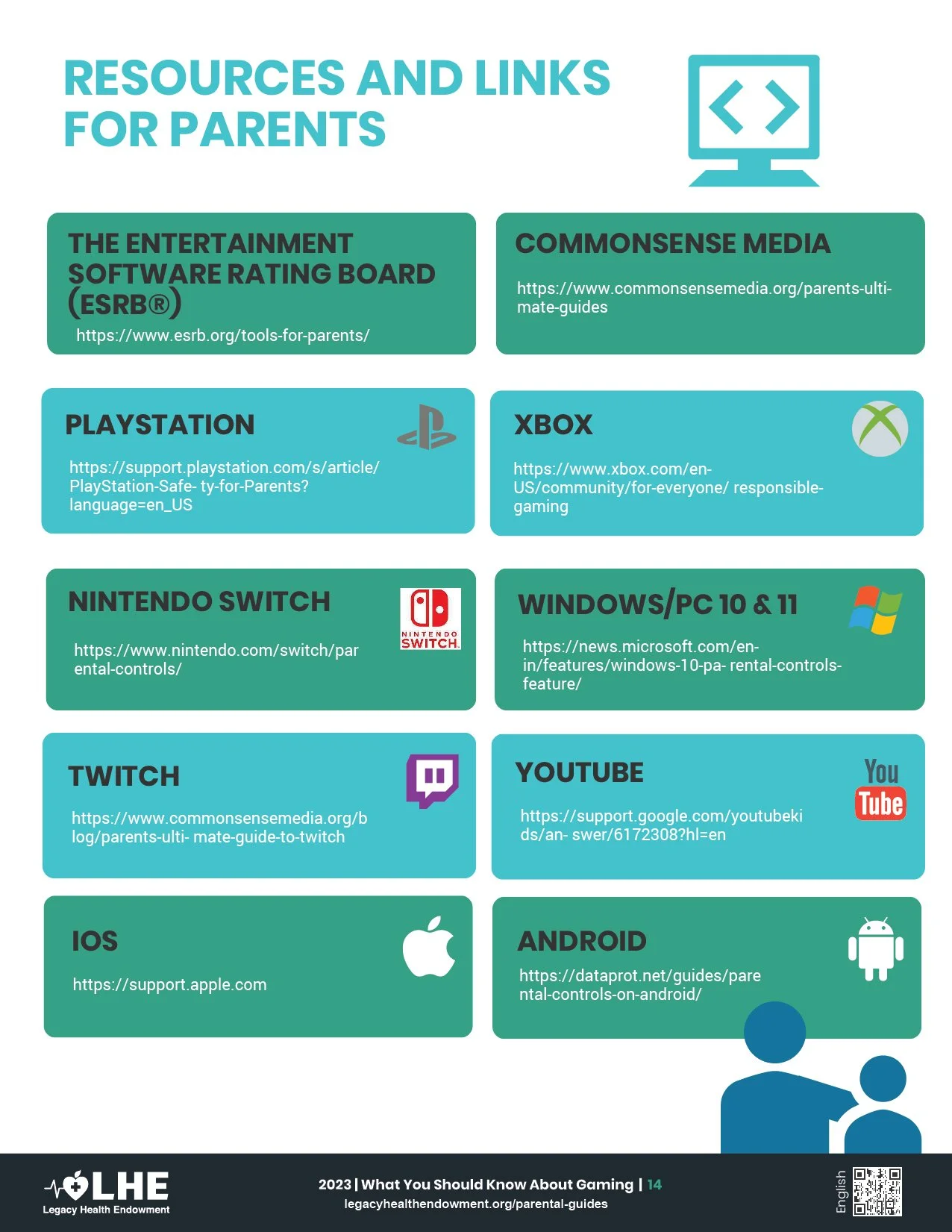 Parental Guides — Legacy Health Endowment