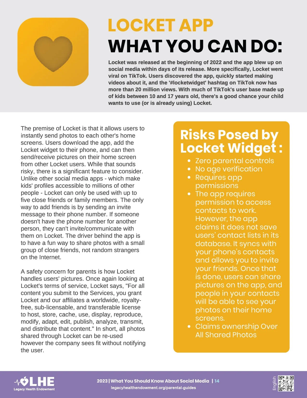 Parental Guides — Legacy Health Endowment