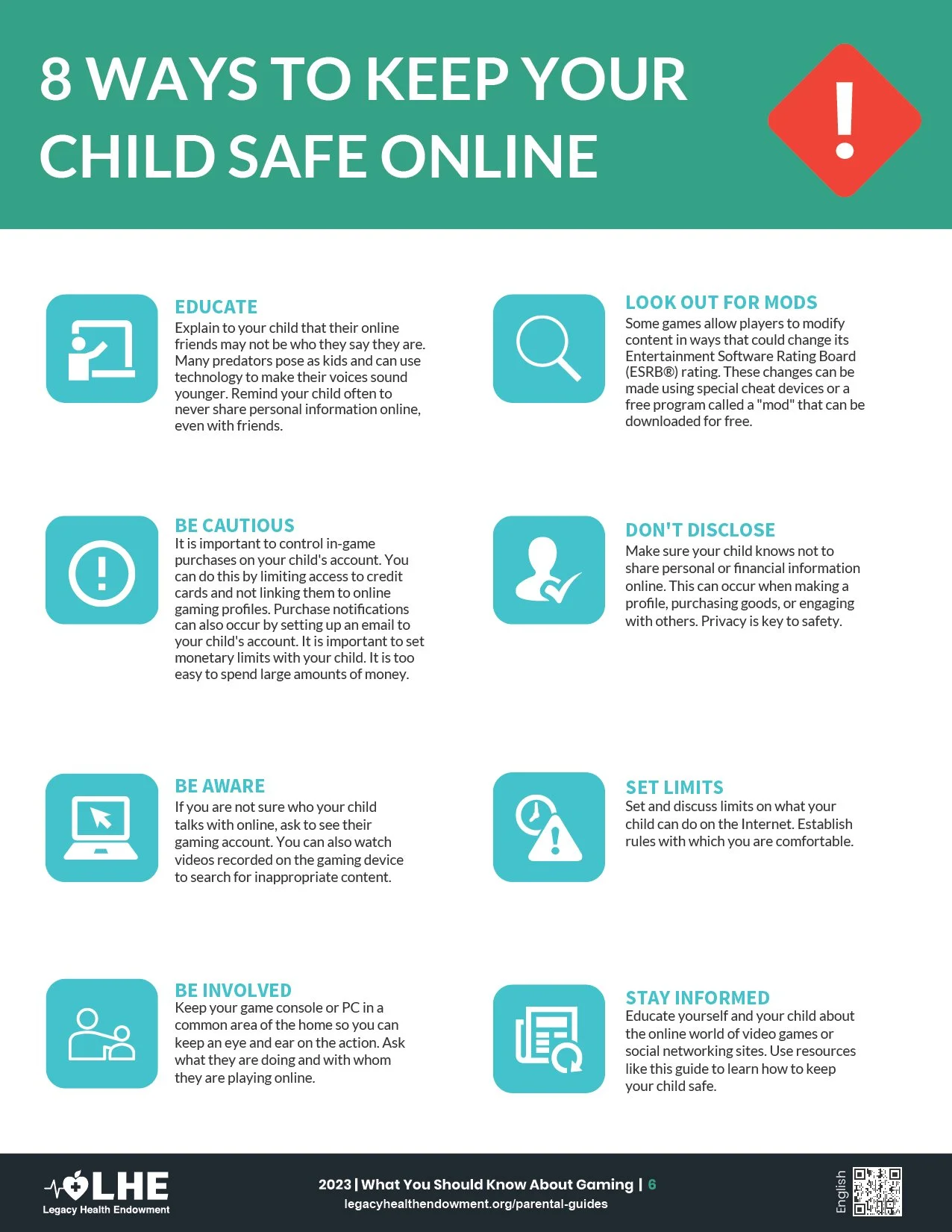 Parental Guides — Legacy Health Endowment