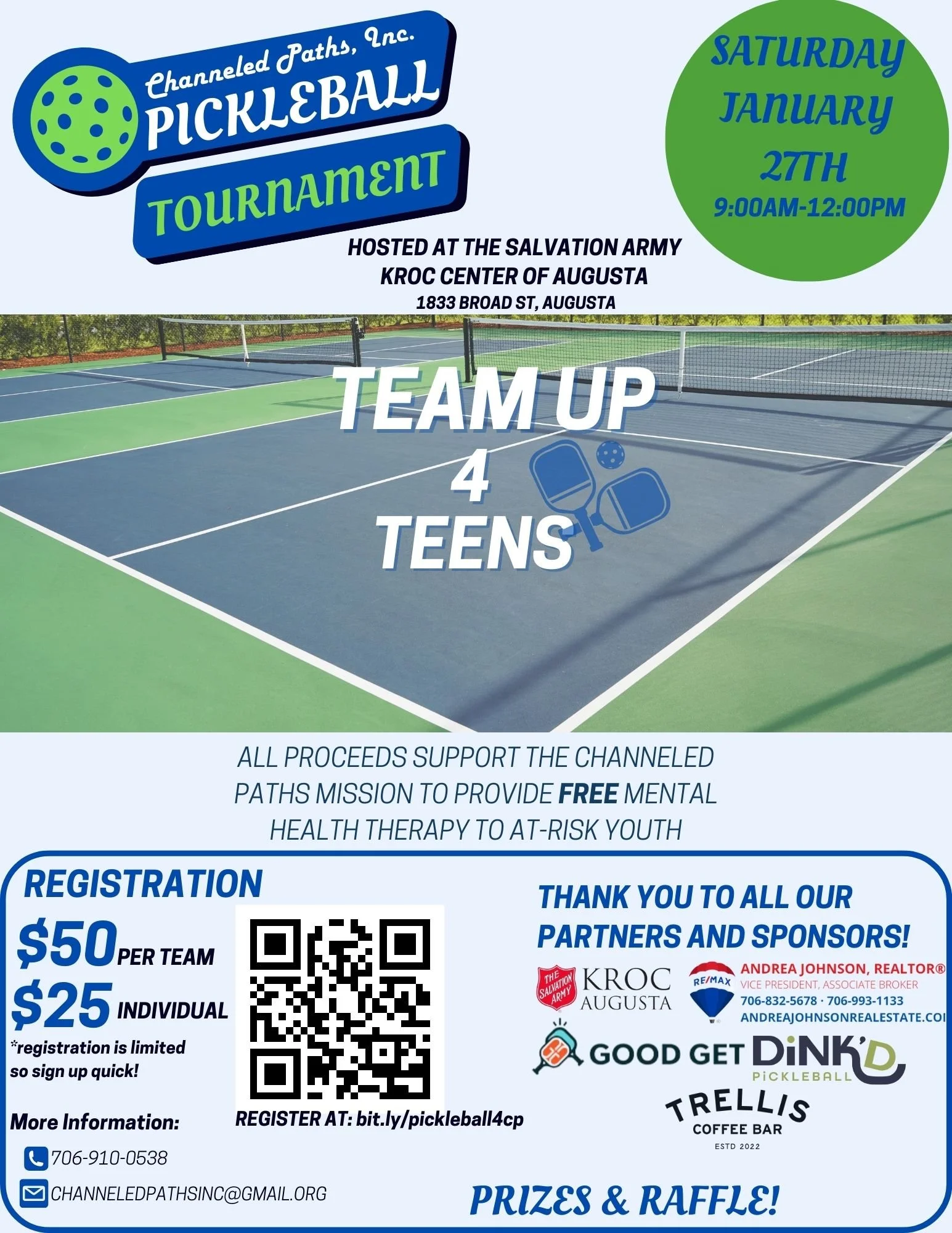 Team Up 4 Teens Indoor Pickleball Tournament — Umoja Village
