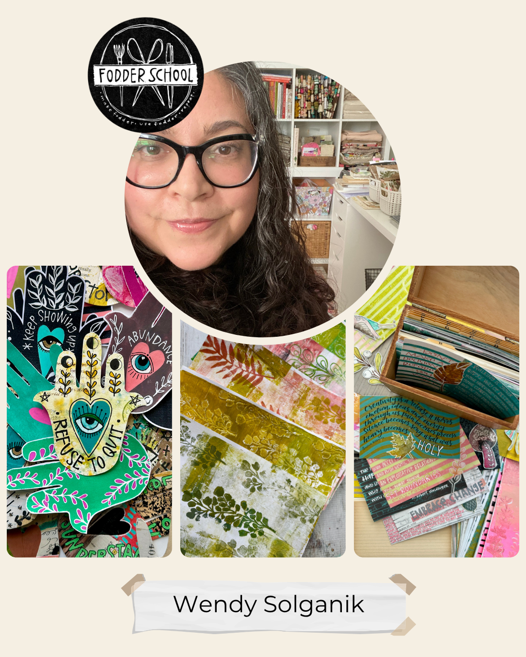 Learn Mixed Media Art at Fodder School — Willa Wanders