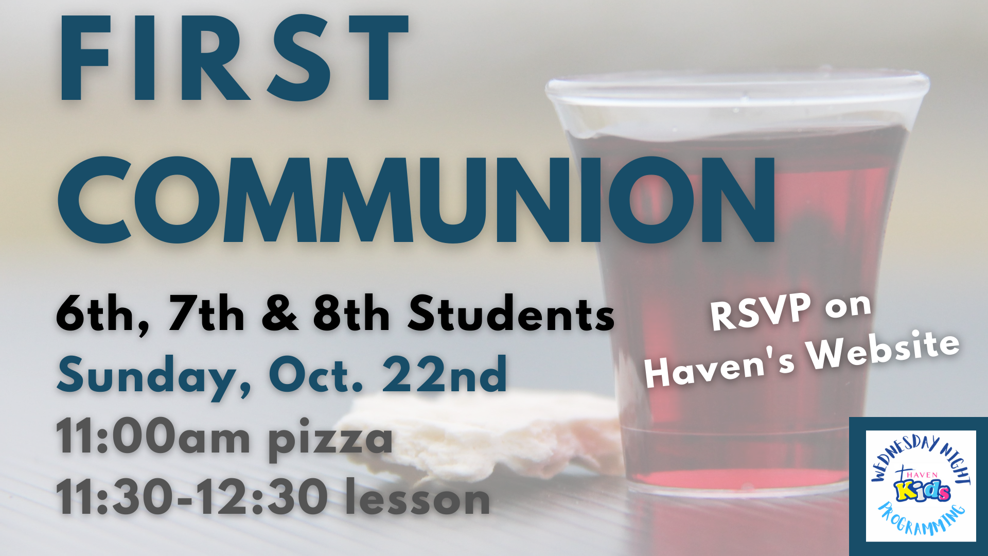 First Sunday Communion