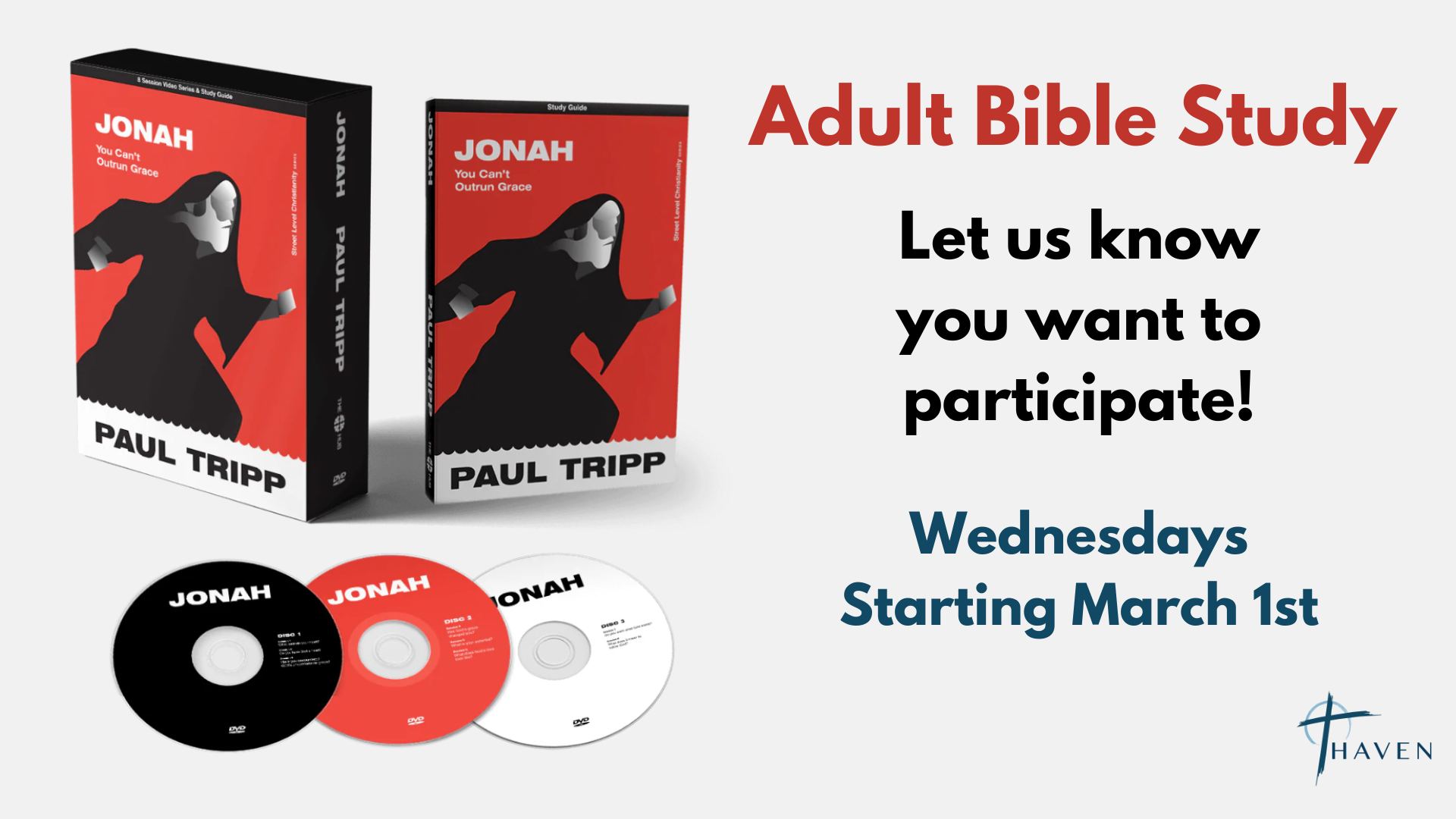 Jonah Bible Study (Paul David Tripp) — Haven Church | Eau Claire, Wisconsin