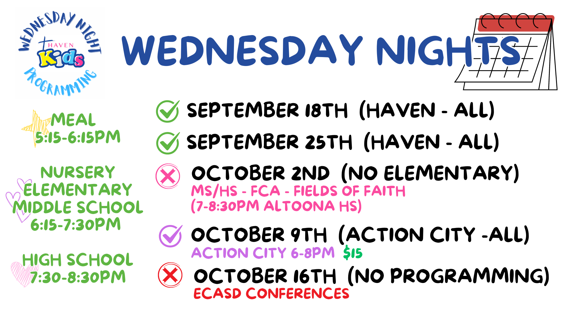 Wednesday Nights — Haven Church | Eau Claire, Wisconsin