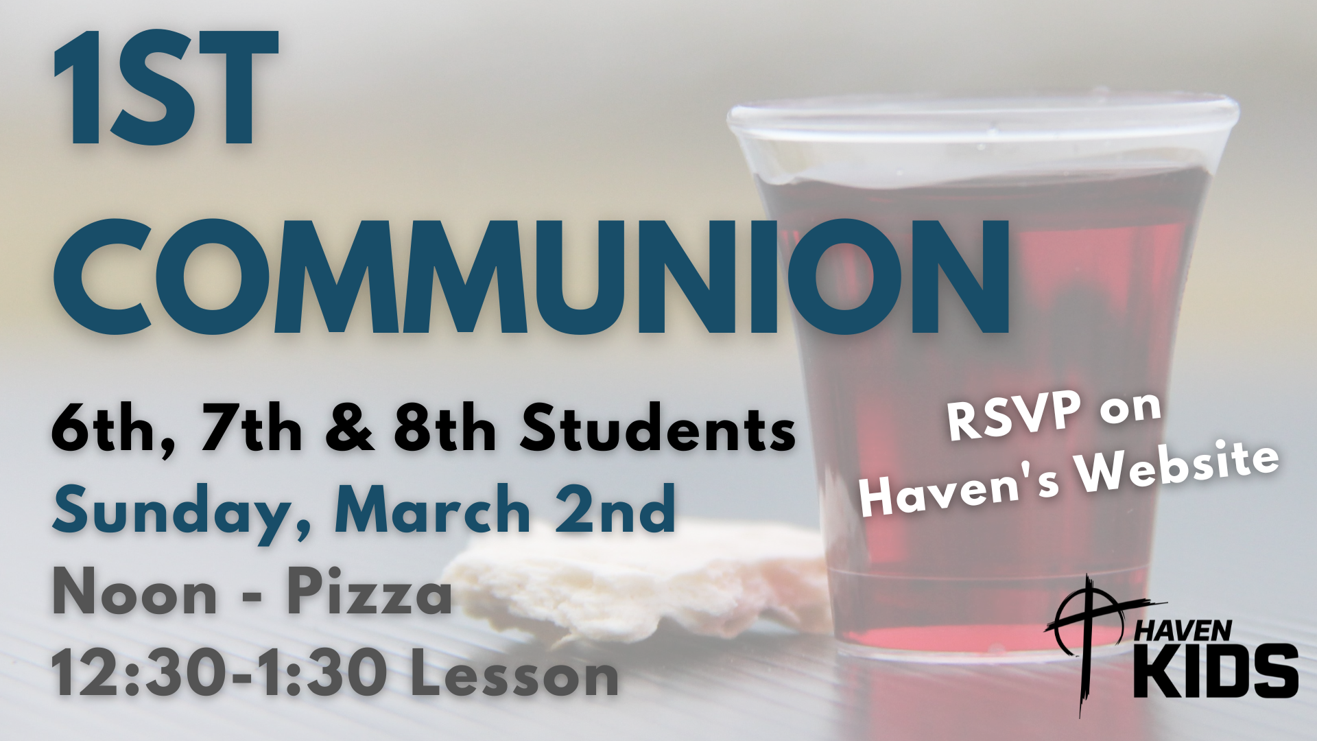 First Communion Class — Haven Church | Eau Claire, Wisconsin