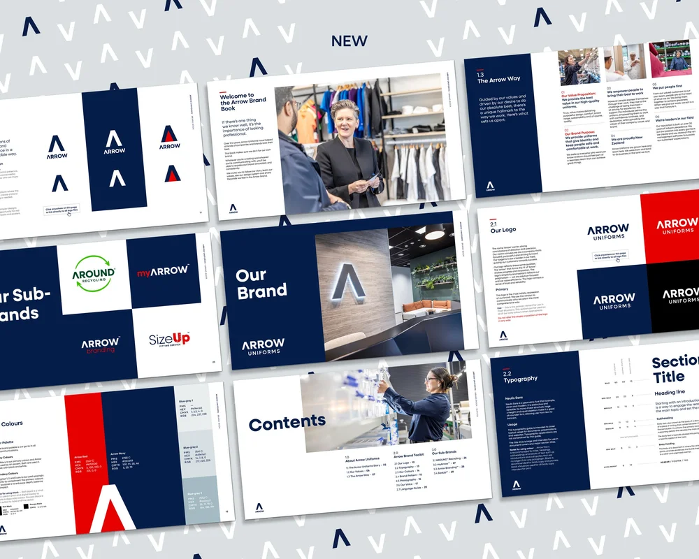Revitalising Arrow Uniforms — Tailwind — Outstanding Branding & Design