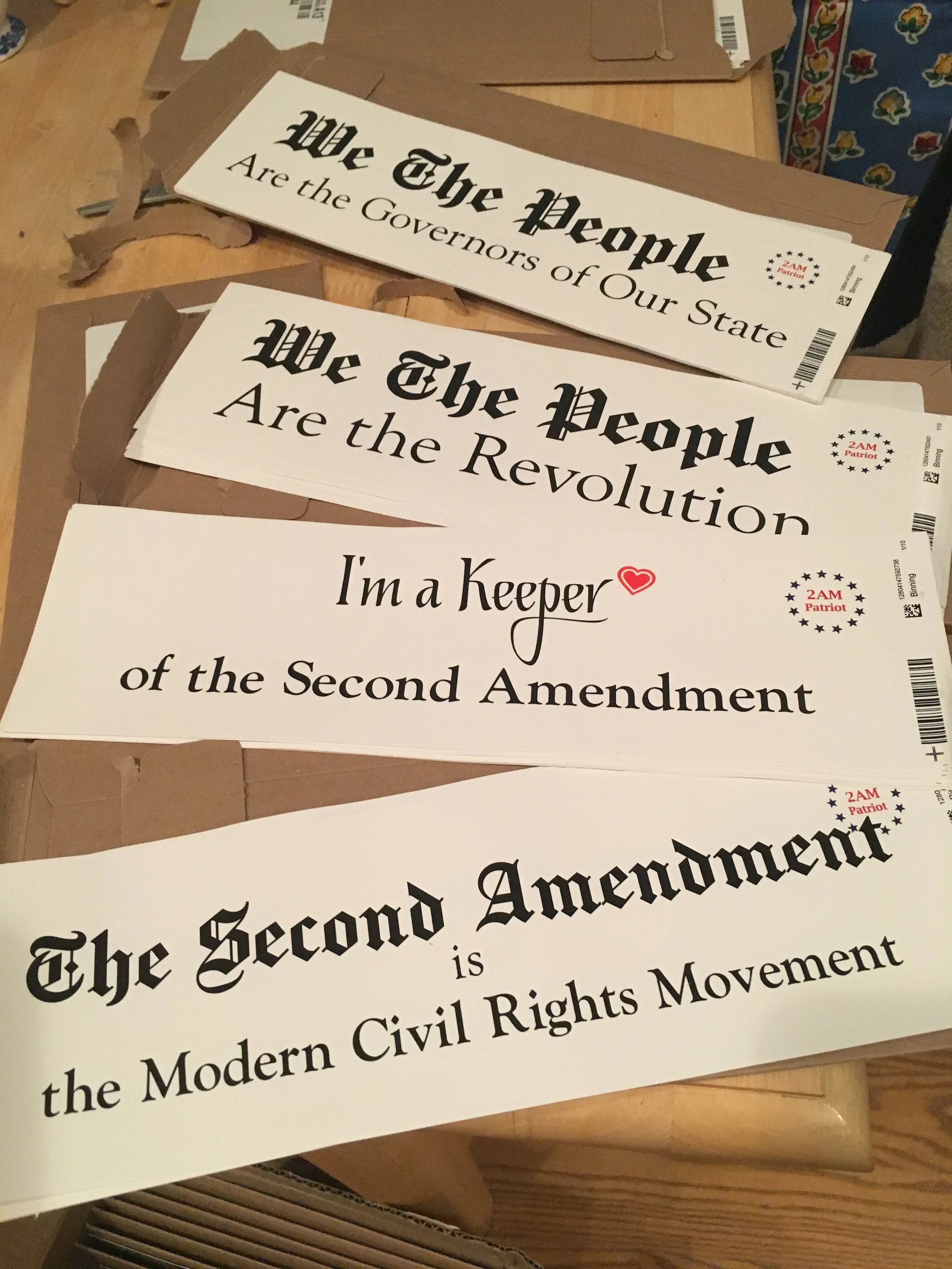 I'm a Keeper of the Second Amendment bumper sticker — 2AM Patriot
