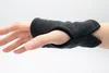 Basic Fleece-Lined Fingerless Gloves, Charcoal Heather — Refiber Designs