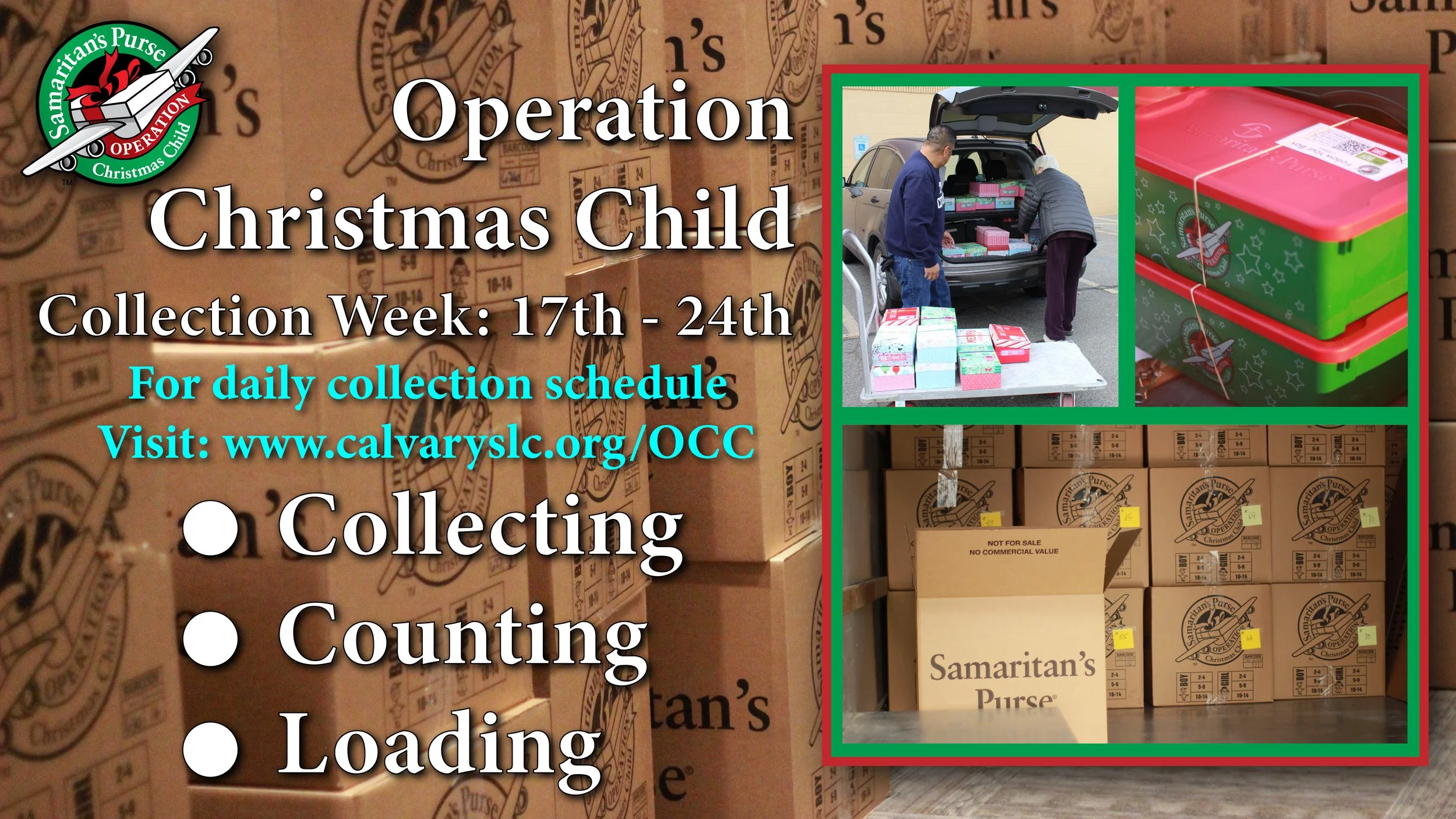 National Collection Week - Operation Christmas Child — Calvary Chapel ...