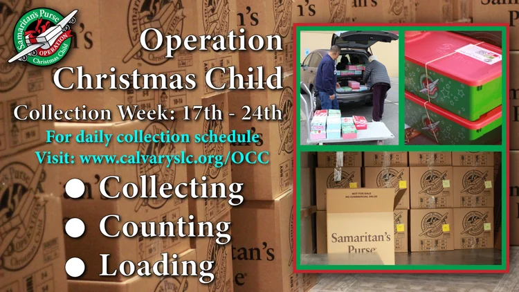 National Collection Week - Operation Christmas Child — Calvary Chapel ...