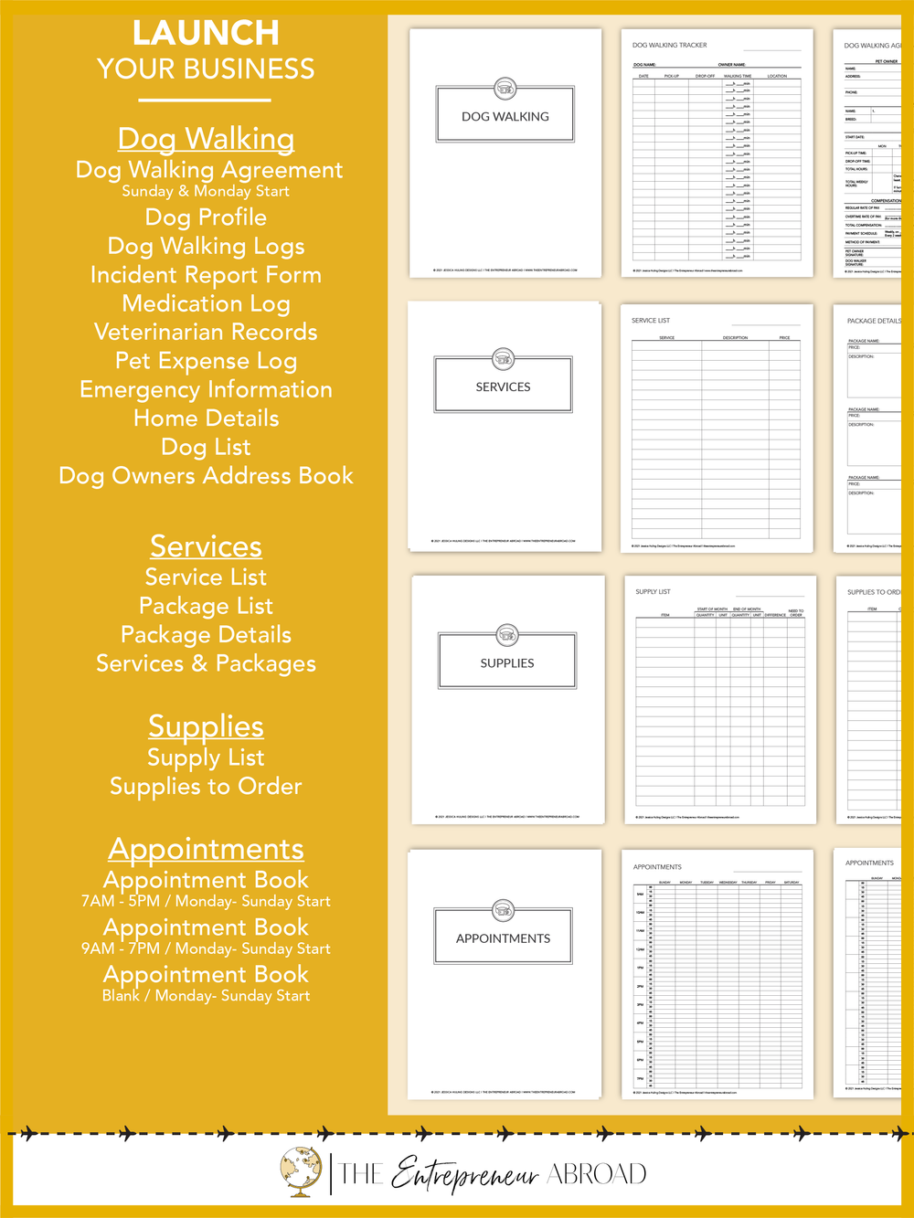 Dog Walking Price List