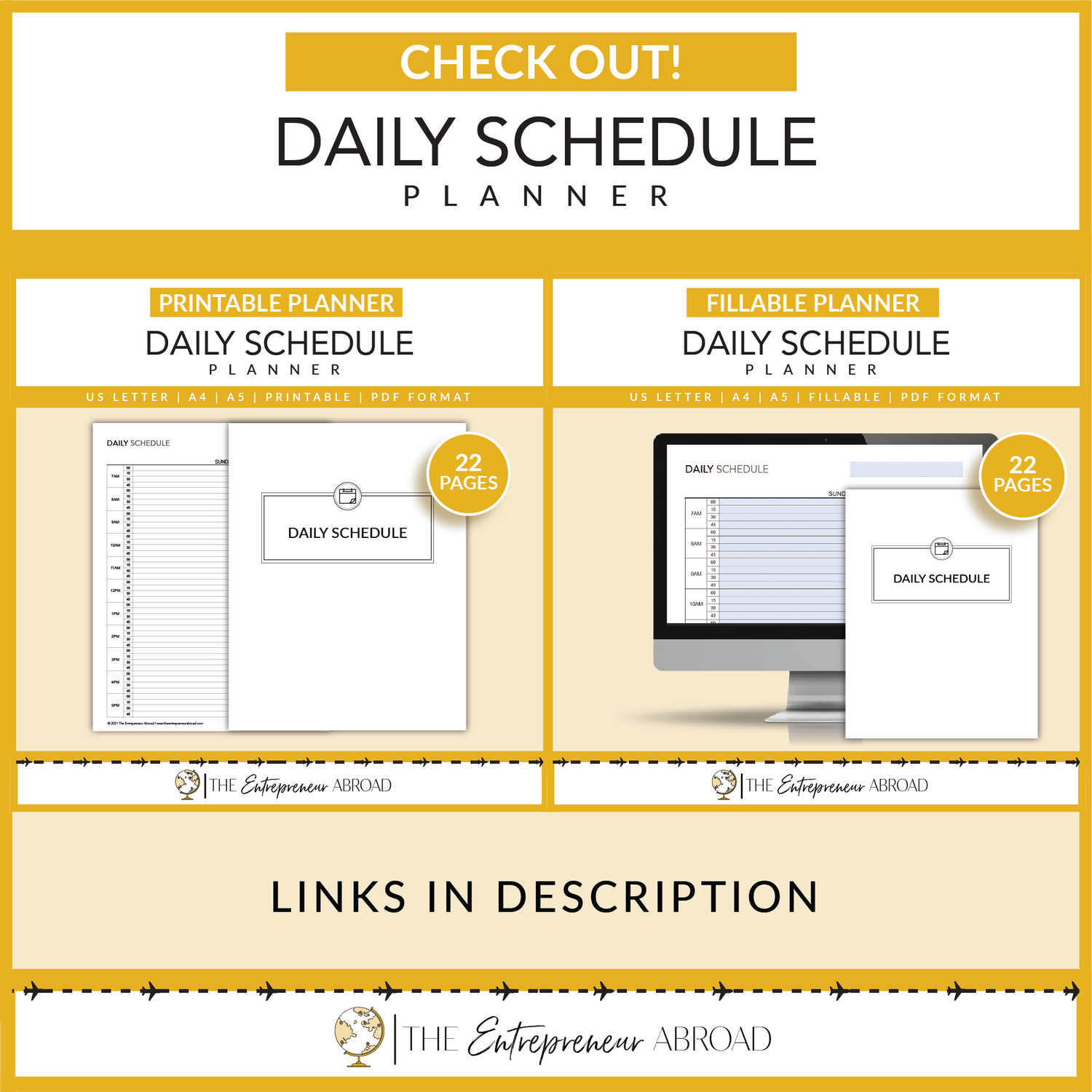Fillable Daily Schedule Printable - Download Printable Schedules
