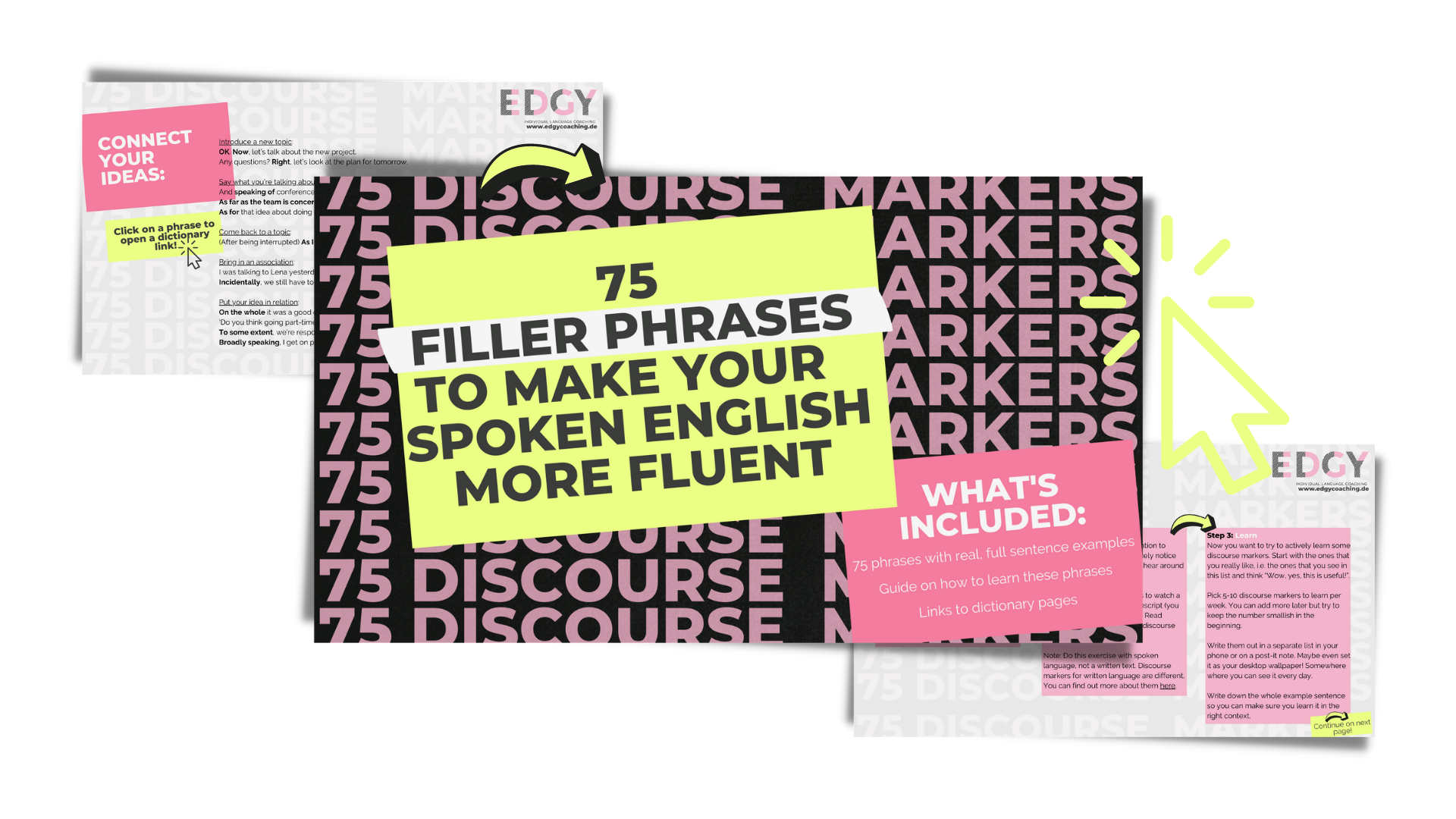 75 Filler Phrases signup — EDGY – English for Artists