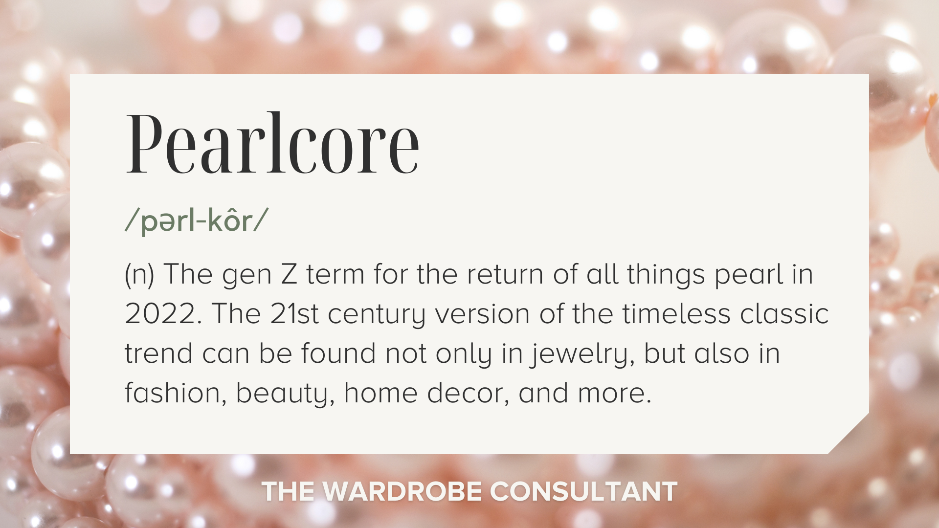 Pearls in 2022: Best Ways To Style the Pearlcore Fashion Trend