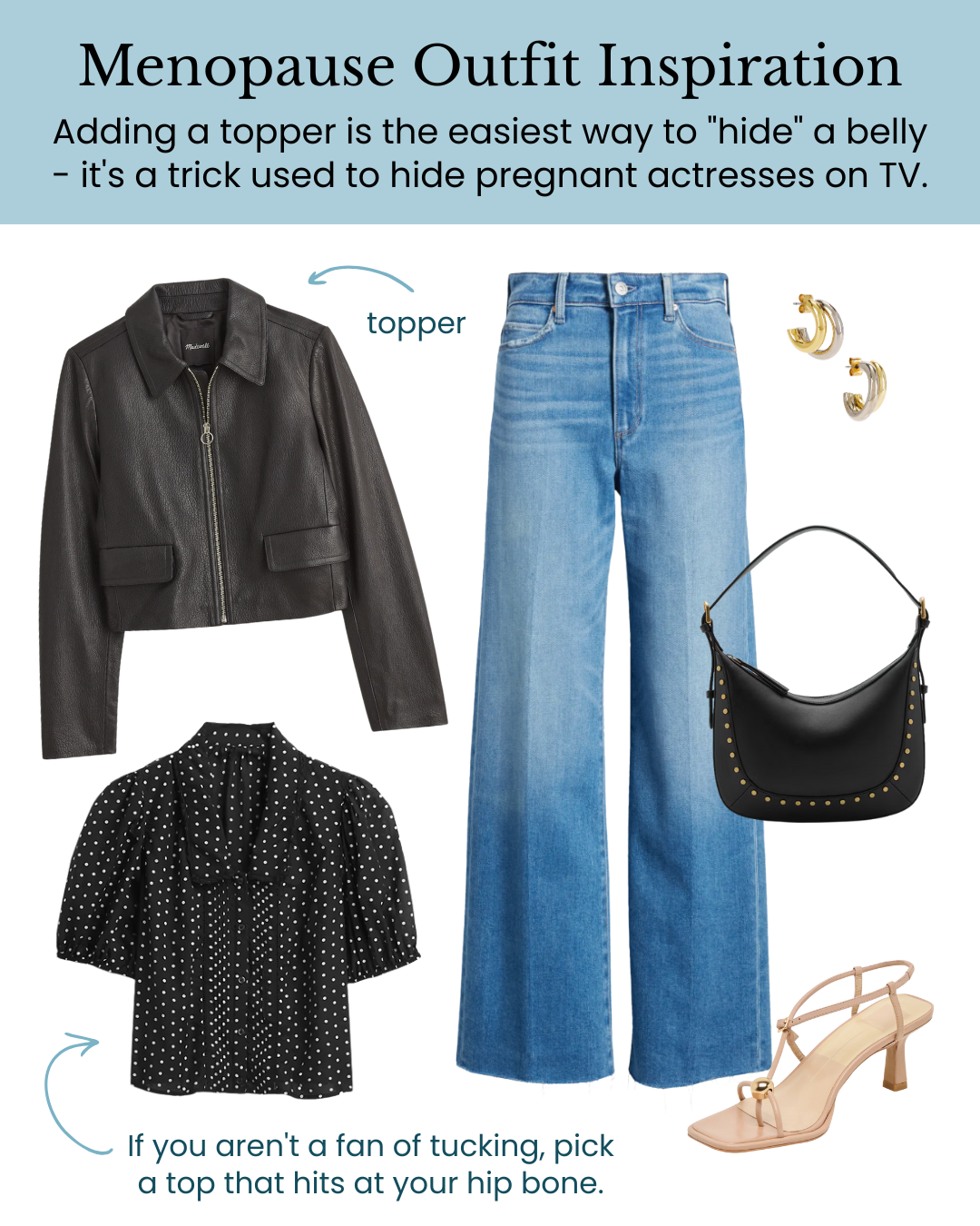 How To Hide Menopause Belly With Your Clothes