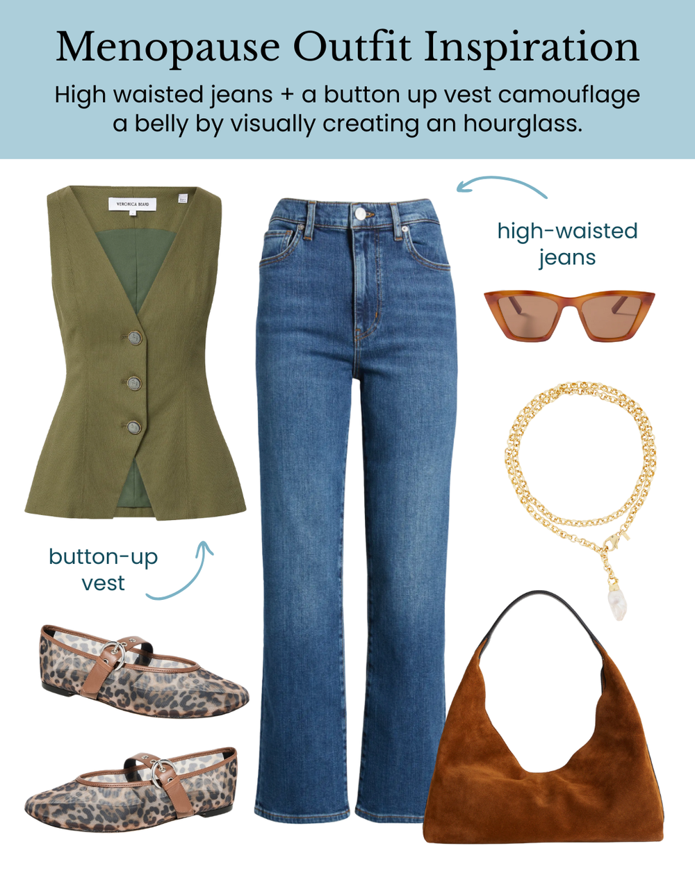 How To Hide Menopause Belly With Your Clothes