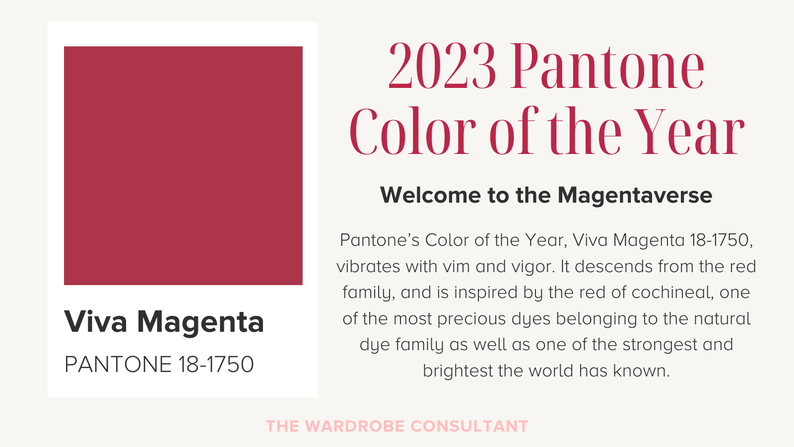 Pantone Color of the Year 2023: Viva Magenta (and Why It Matters)