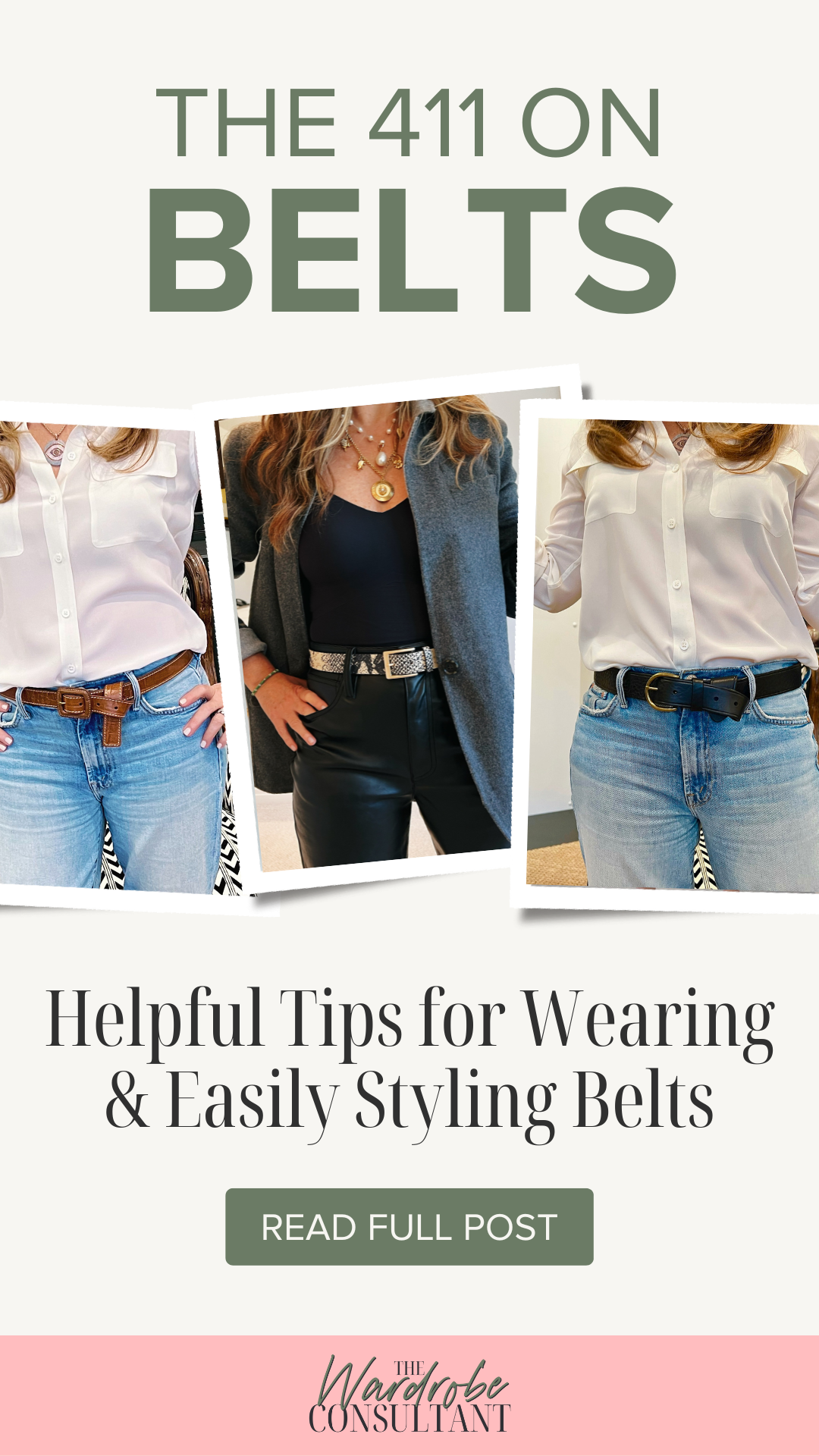 Helpful Tips for Wearing Belts and Easily Styling Them