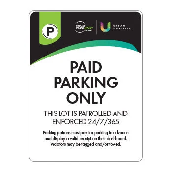 Parking Signage & Wayfinding — Precise ParkLink | Parking Management ...