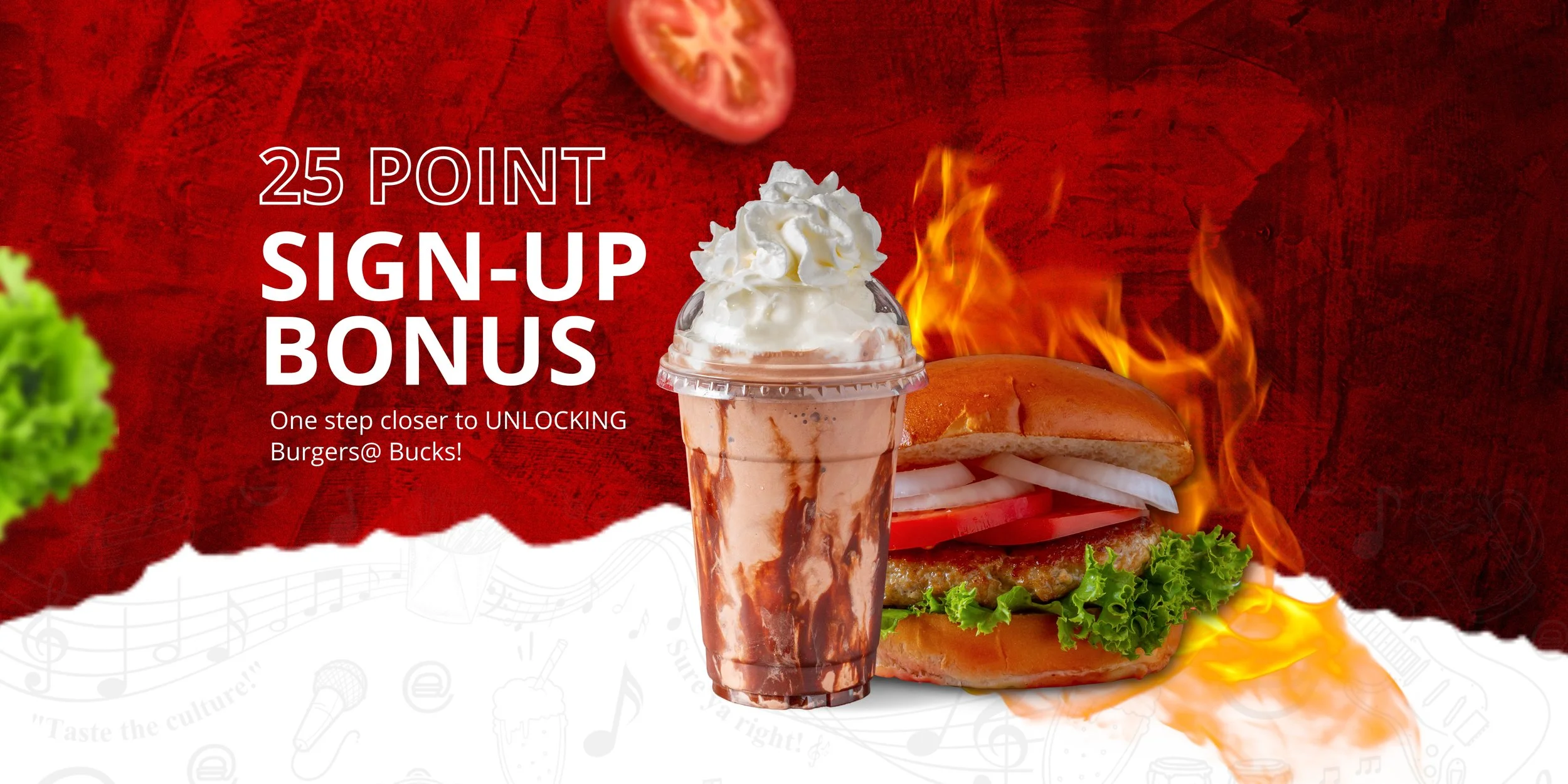 The Burgers@ Culture Club — menu