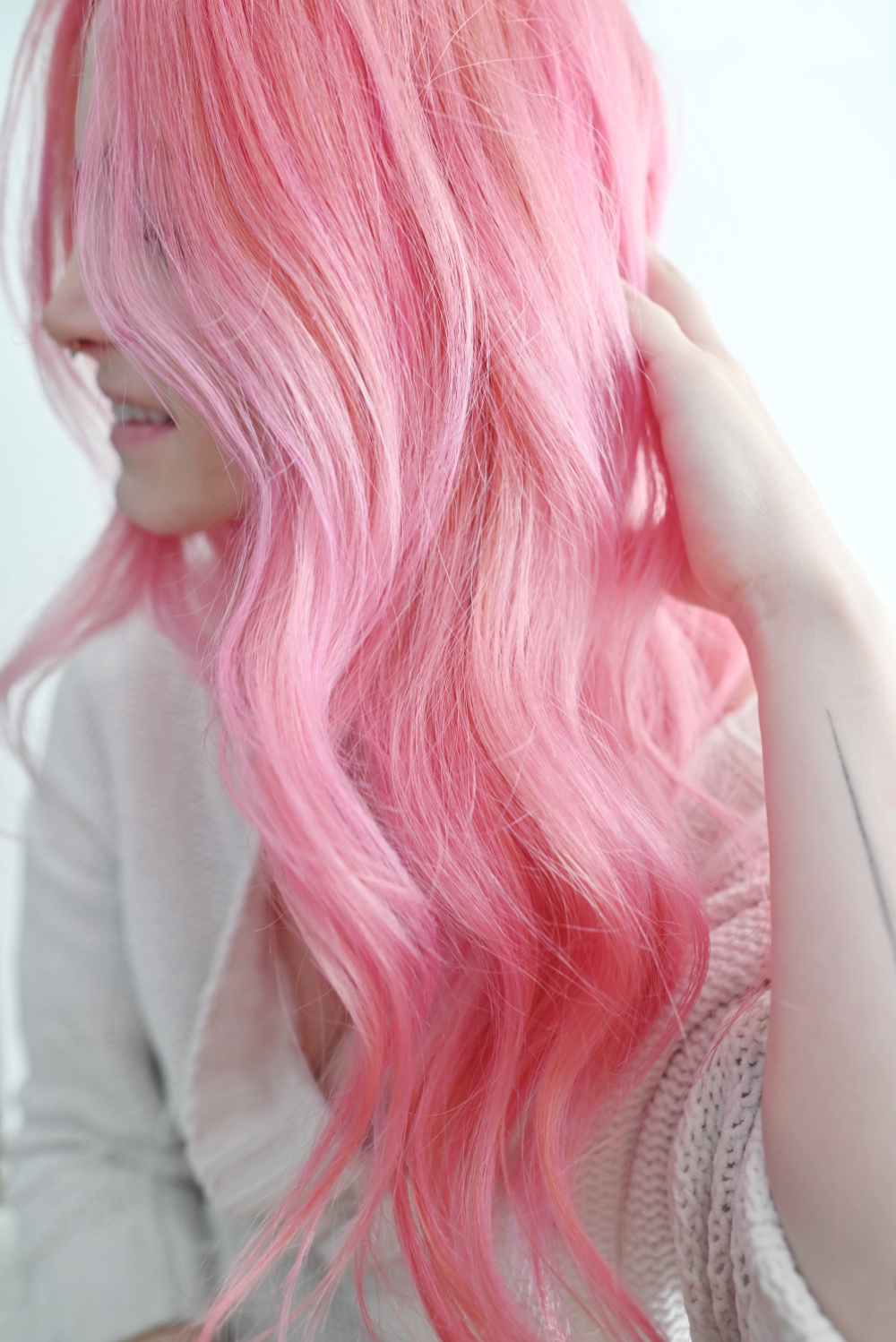 Pastel Pink Hair Color