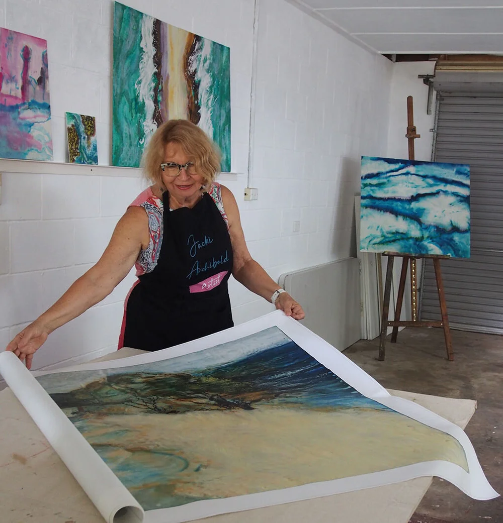 Splashy - Canvas Prints — Jacki Archibald - Artist