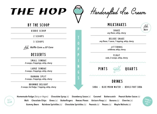 Ice Cream in Asheville — The Hop Handcrafted Ice Cream