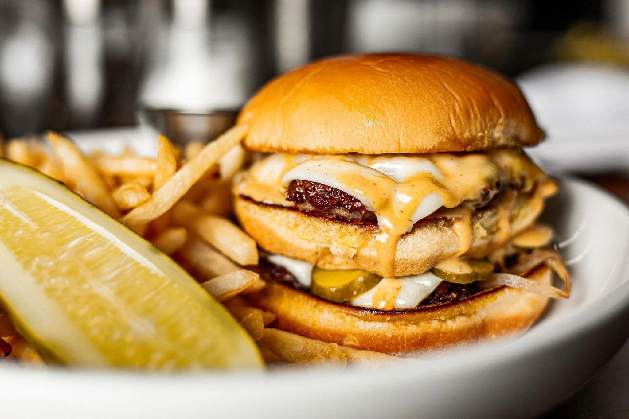 Solo Burger — Galene | Dining On The Lake. Great View, Great Food.