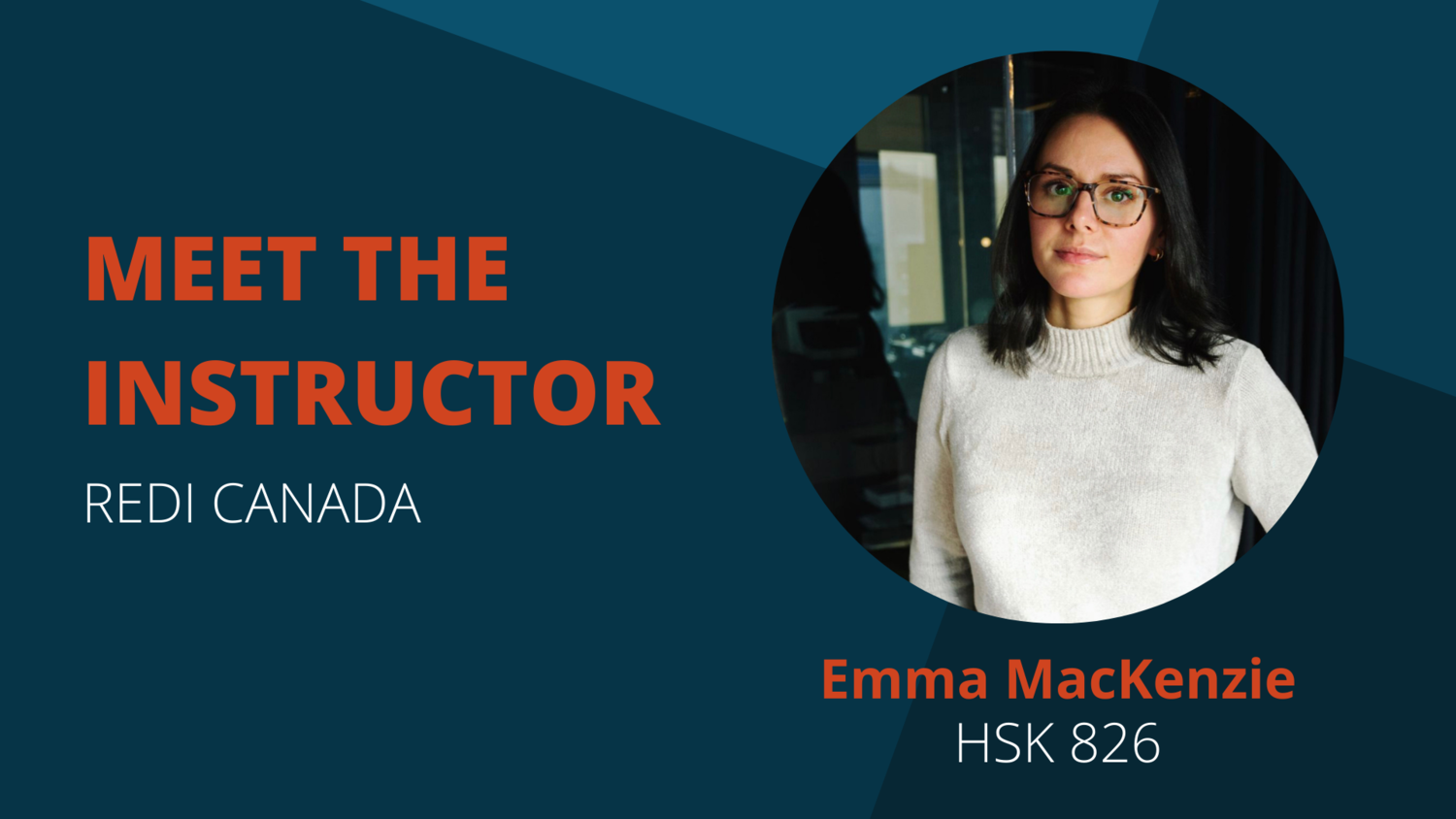 Meet The Instructor: Emma MacKenzie - REDI