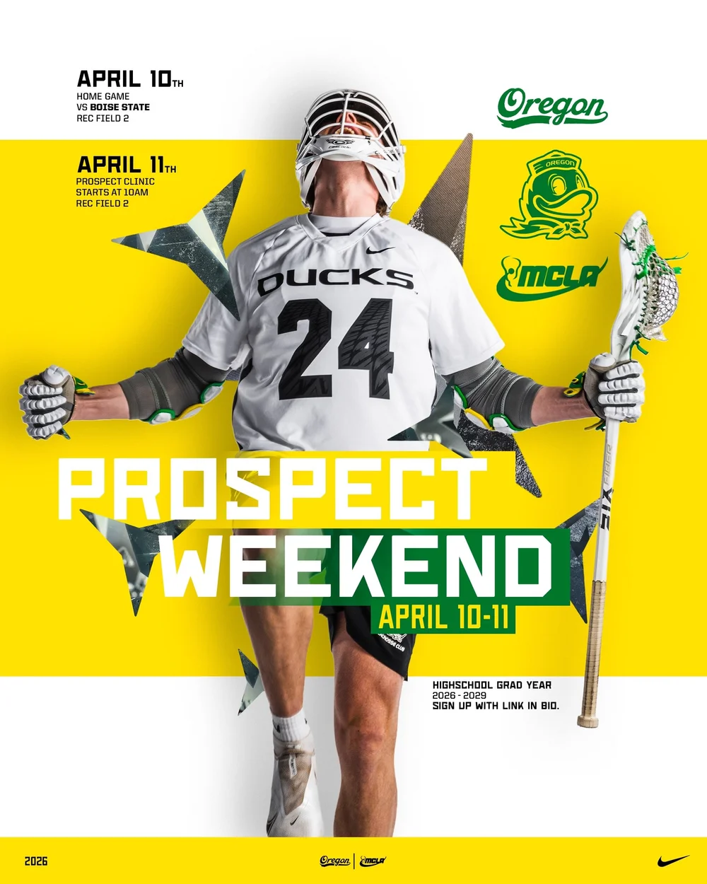 Prospect Weekend — Oregon Men's Lacrosse