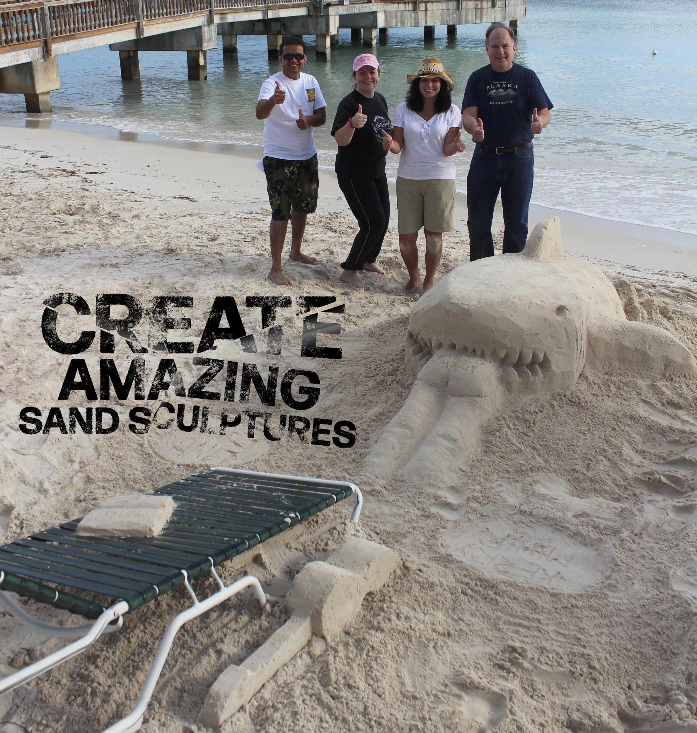 Team Building Competitions | Hawaii — Broken Glass Sand Sculptures