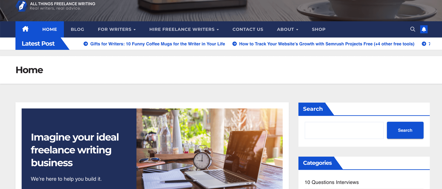 6 SEO Website Examples: Realistic Inspiration & Helpful Tips — Polly ...