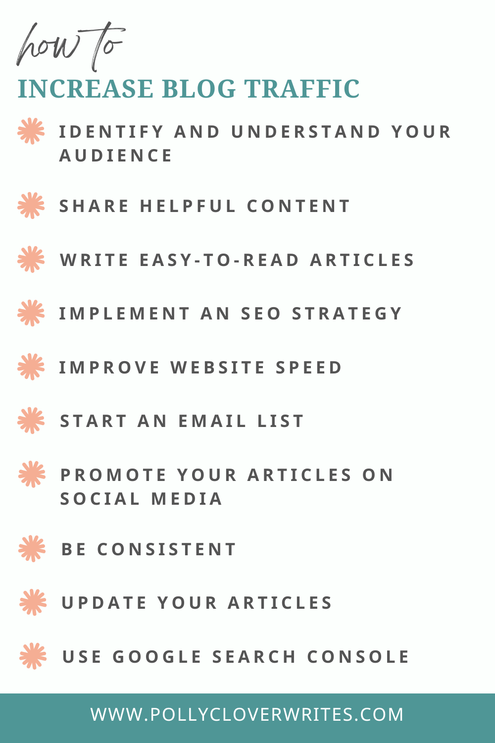 How to Increase Blog Traffic: 10 Practical Tips for 2025 — Polly Clover ...