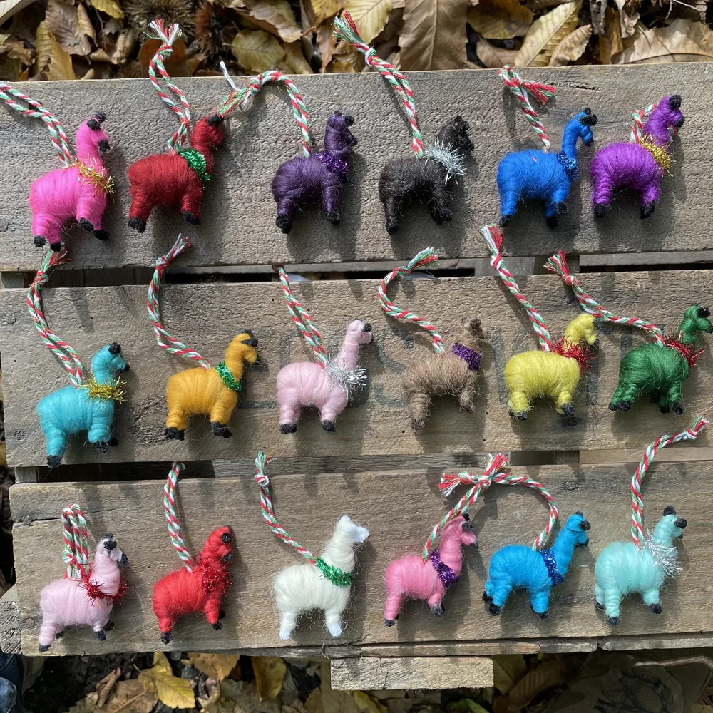Alpaca Christmas Tree Ornament — ALPACA PRODUCTS