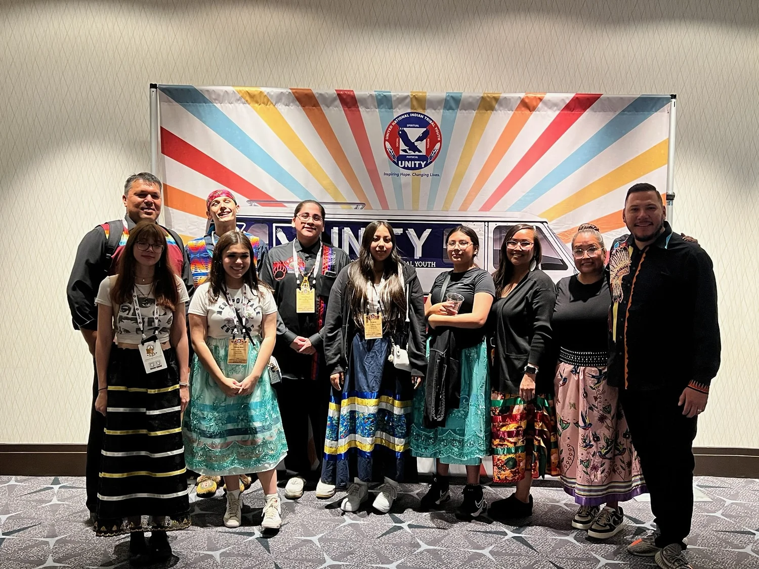 ONAMIA STUDENTS ATTEND NATIONAL UNITY CONFERENCE — Ojibwe Inaajimowin