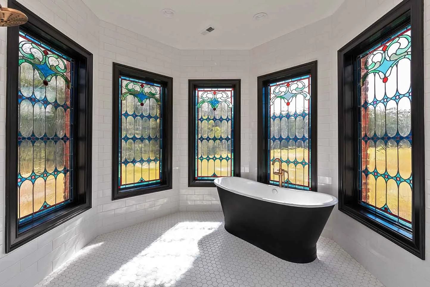 Stained Glass Windows In Bathrooms