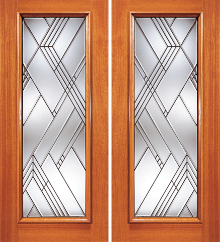 Beveled Glass Doors — Shed Brand Studios