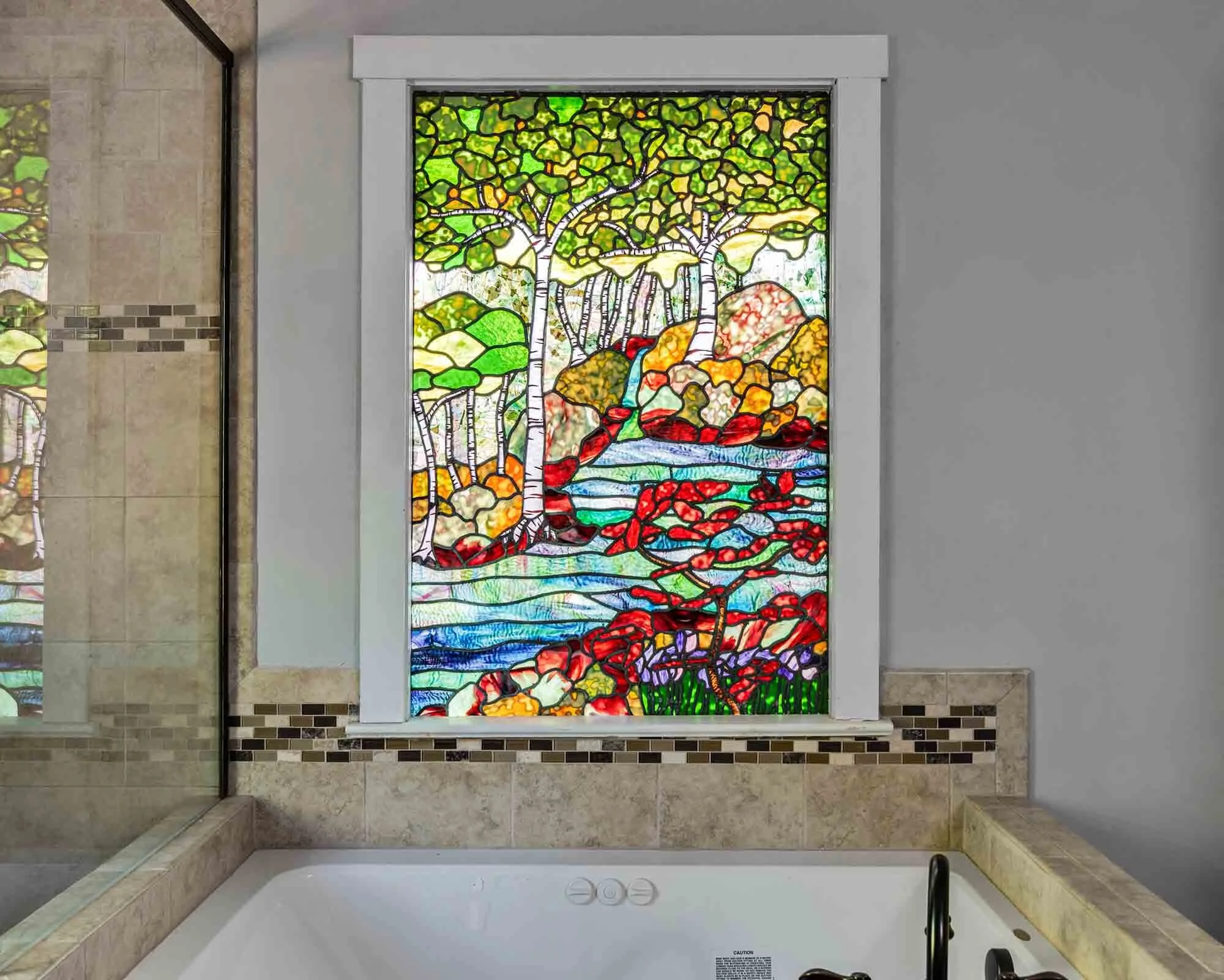 Stained Glass Landscape — Shed Brand Studios