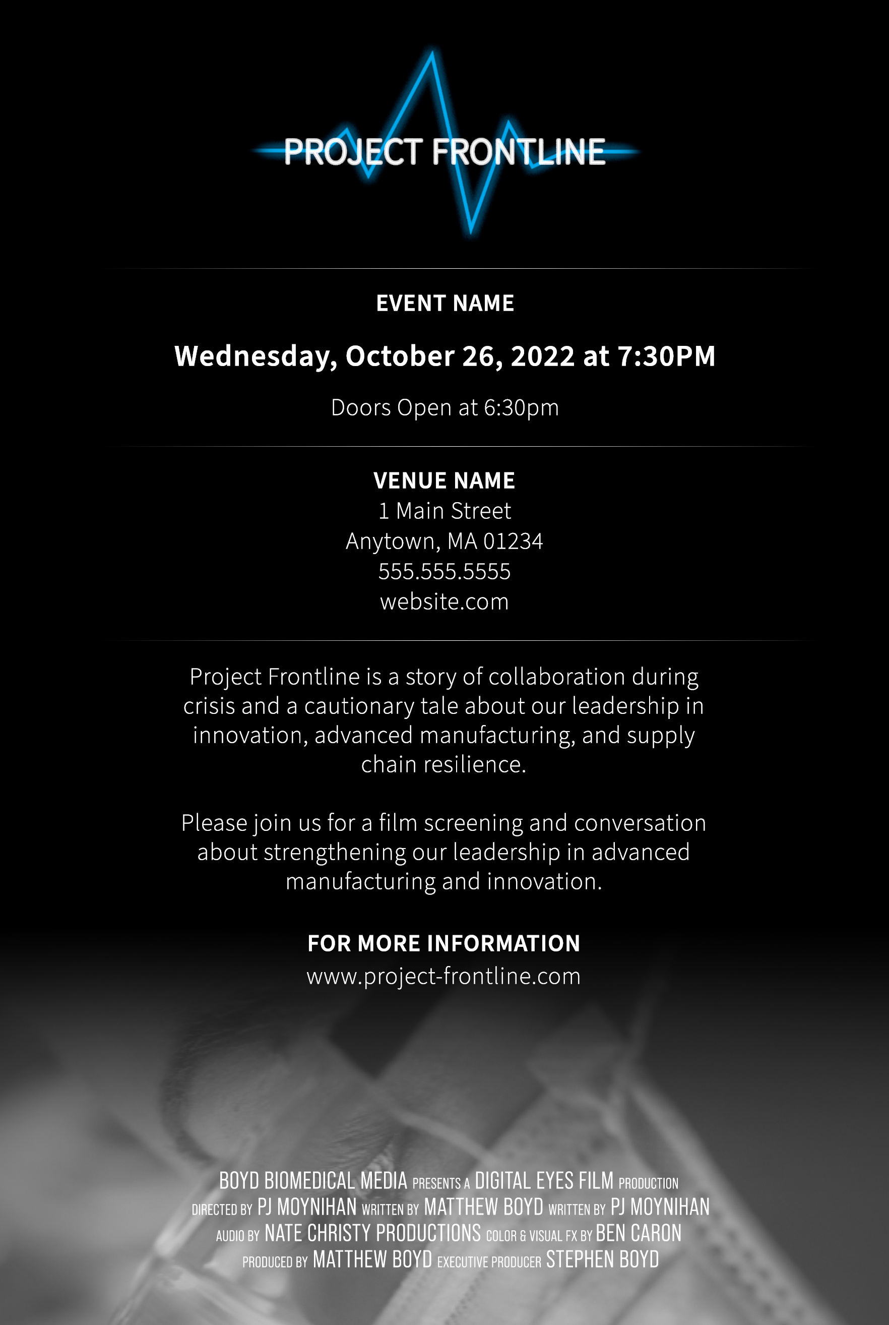 Project Frontline: Media Kit — Project Frontline